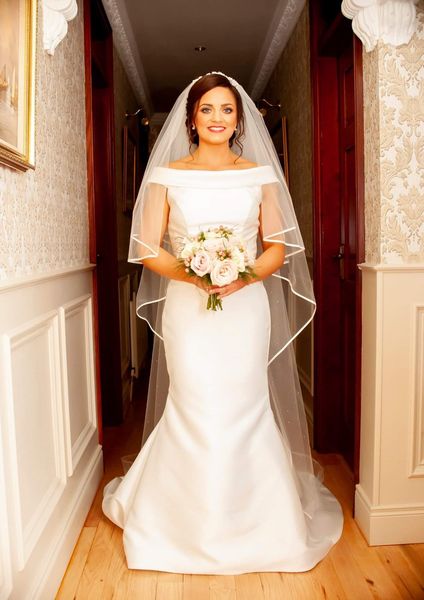 Sinead and John real bride story with Ronald Joyce 69153 wedding dress ...